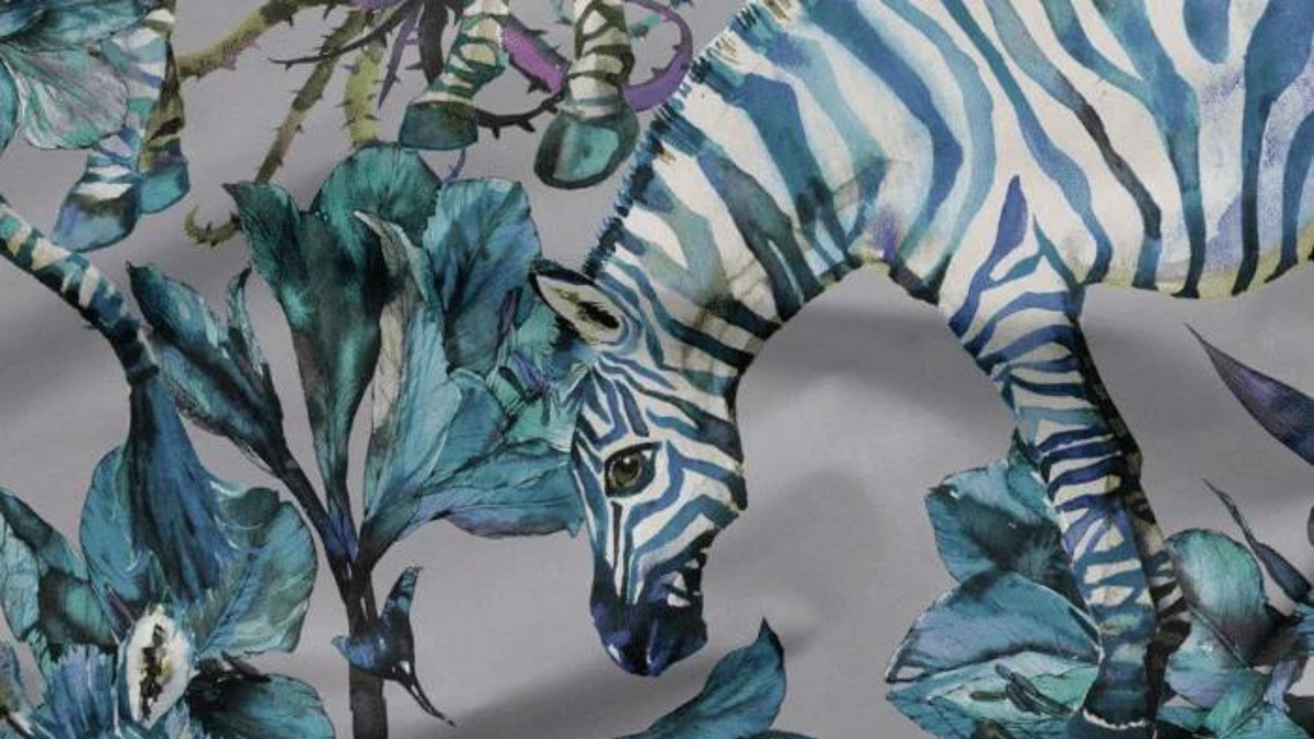 Animal Print Fabrics and Wallpaper That Bring Moxie To Your Home And a ...