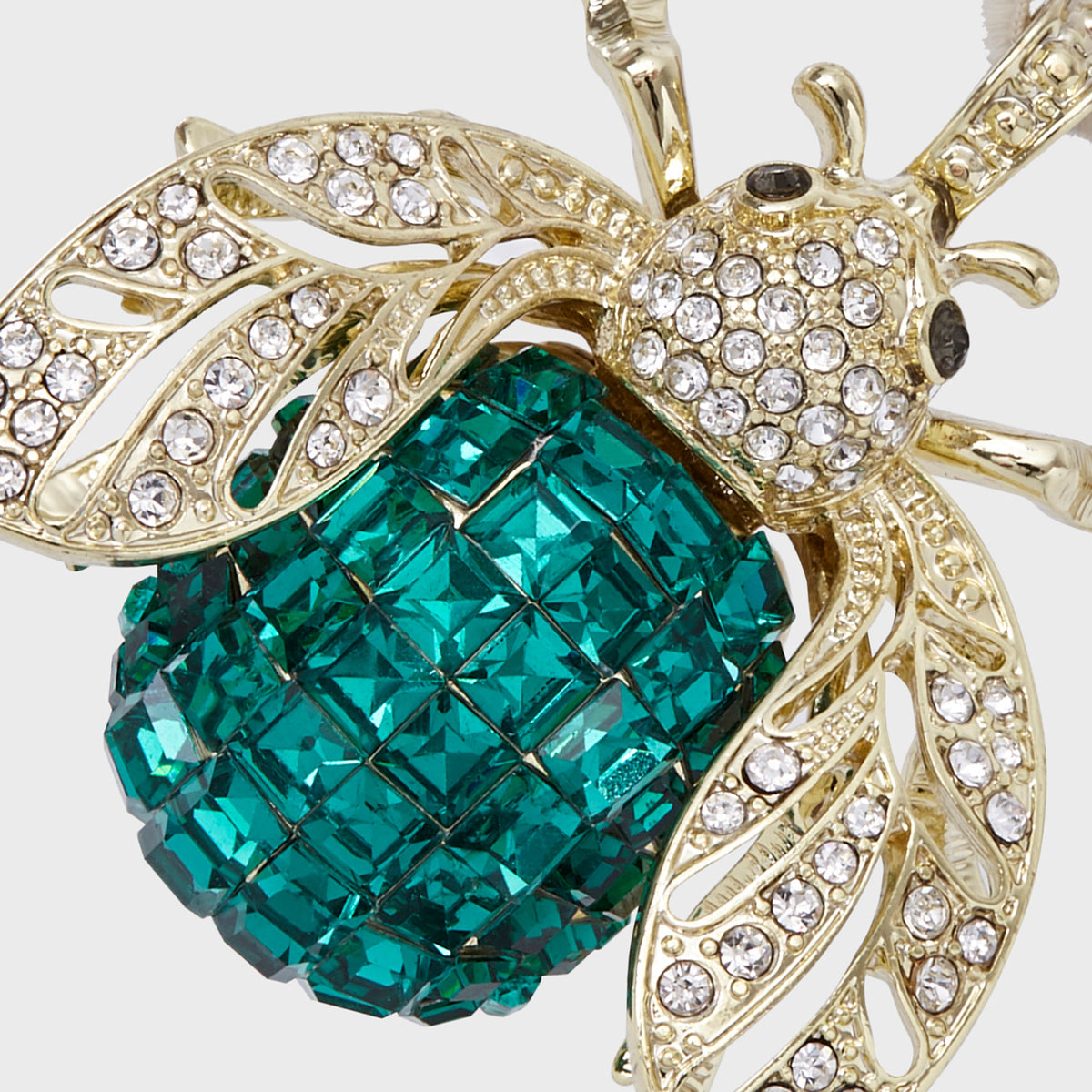 Sparkle bee hanging ornament, emerald | SmithHönig