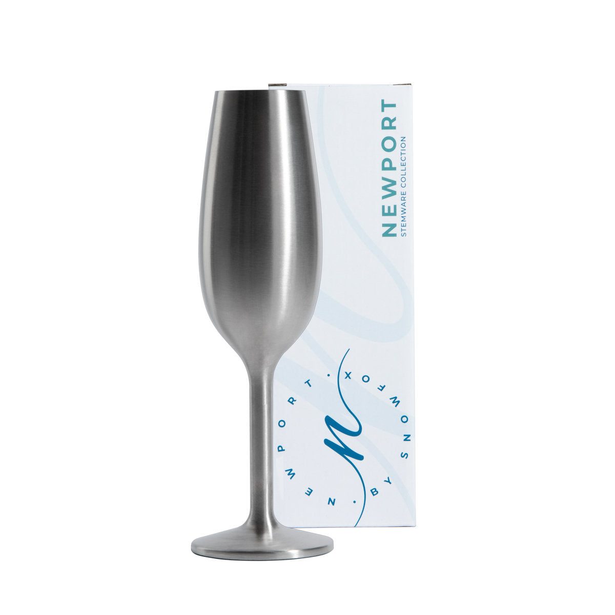 Stainless Steel Champagne Flute , Steel | SmithHönig