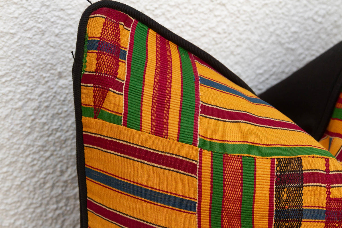 Fufu Vintage African Kente Pillow Cover | SmithHönig