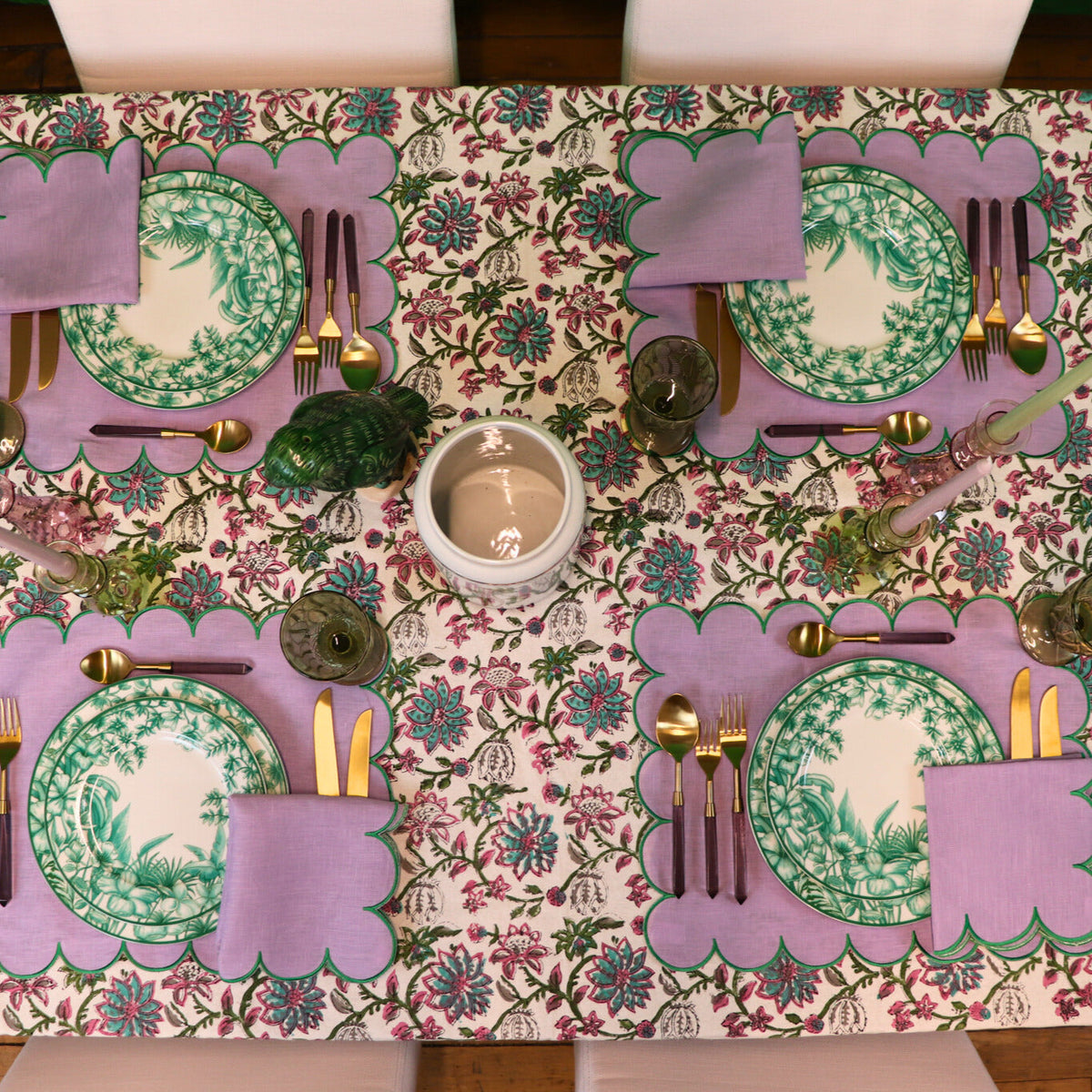 Lilac Adorned Napkin - Set of 4 | SmithHönig