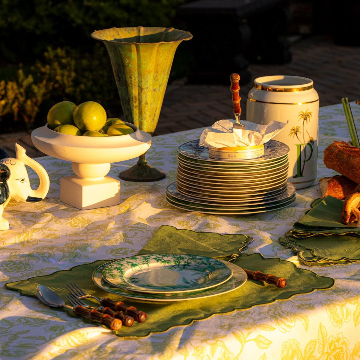 Monsoon Verdant Starter Plate - Set of 4 | SmithHönig