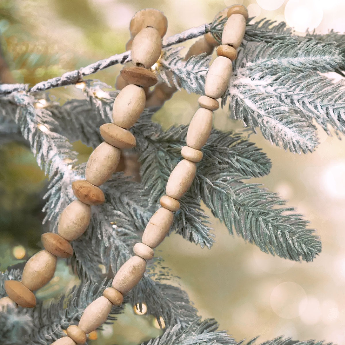 Natural Wooden Beaded Garland | SmithHönig