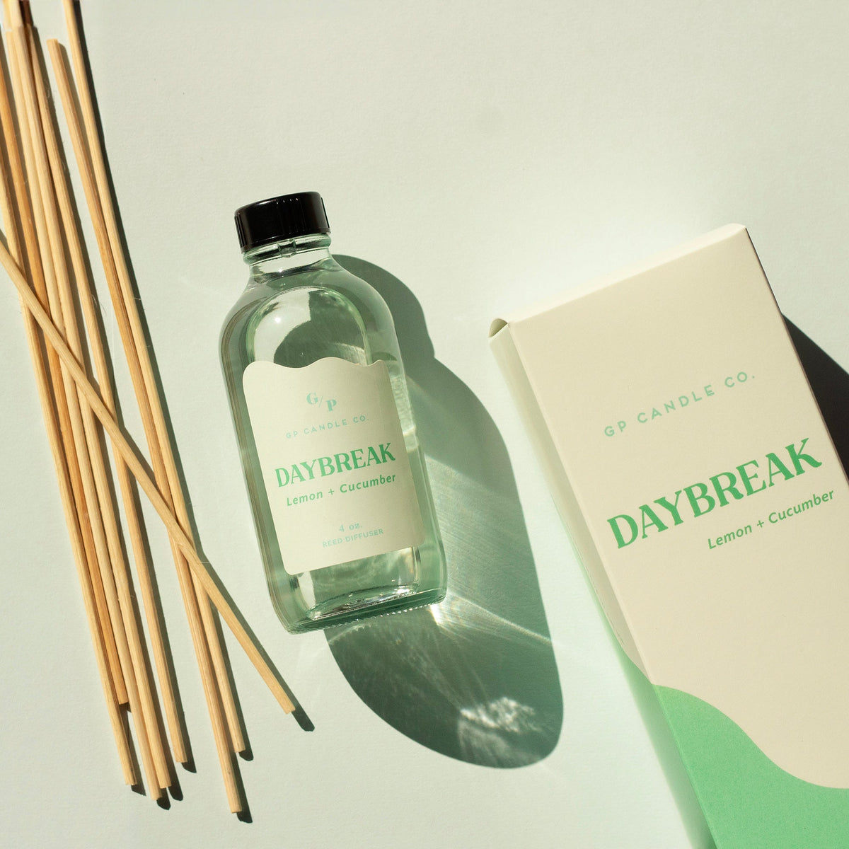Daybreak 4 oz. Hue Reed Diffuser (Lemon + Cucumber) | SmithHönig