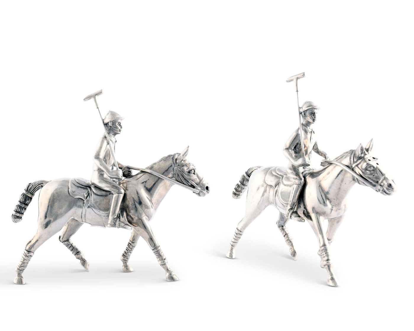 Pewter Polo Player Salt & Pepper Set | SmithHönig