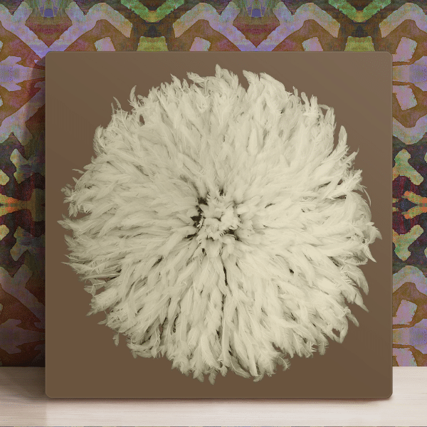 Aluminum Art Print - Juju Hat Taupe | SmithHönig